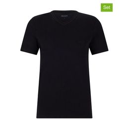 Hugo Boss Underwear 3er-Set: Shirts in Schwarz - 38% | Gr&ouml;&szlig;e M | Herren-plussize