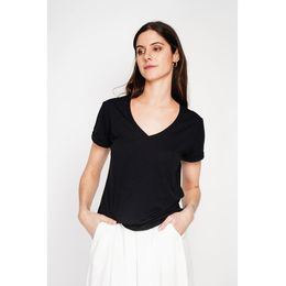 ASSUILI Shirt in Schwarz - 71% | Gr&ouml;&szlig;e 40 | Damen-tops