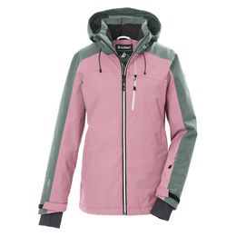Killtec Ski-/ Snowboardjacke in Pink/ Gr&uuml;n - 57% | Gr&ouml;&szlig;e 40 | Damen-outdoorjacken