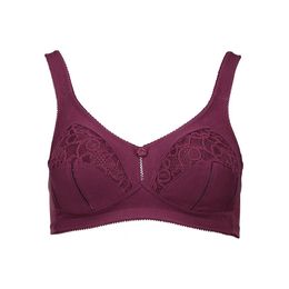 SuSa B&uuml;gelloser BH in Aubergine - 57% | Gr&ouml;&szlig;e 95B | Damen-bhs