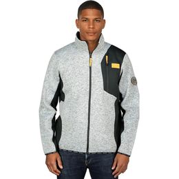 Geographical Norway Fleecejacke "Toche" in Grau - 68% | Gr&ouml;&szlig;e M | Herren-pullover-sport