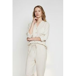 ASSUILI Leinen-Bluse in Creme - 72% | Gr&ouml;&szlig;e 36 | Damen-blusen