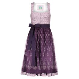 Turi Landhaus Dirndl "Bea" in Lila/ Aubergine - 63% | Gr&ouml;&szlig;e 44 | Damen-dirndl