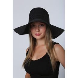 Lucky Bees Sonnenhut in Schwarz - 64% | Damen-muetzen-caps