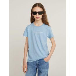 G-Star Raw G-Star Shirt in Hellblau - 44% | Gr&ouml;&szlig;e 128 | Kinder-oberteile