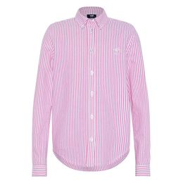 POLO SYLT Hemd - Regular fit - in Pink/ Wei&szlig; - 49% | Gr&ouml;&szlig;e 122/128 | Kinder-blusen-hemden