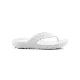 Crocs Zehentrenner "Classic" in Wei&szlig; - 23% | Gr&ouml;&szlig;e 41/42 | Damen-sandalen