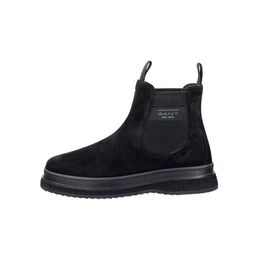 Gant Footwear Leder-Chelsea-Boots "Blistown" in Schwarz - 47% | Gr&ouml;&szlig;e 45 | Herrenstiefel