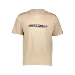 Jack & Jones Jack & Jones Shirt "Vesterbro Newton" in Beige - 38% | Gr&ouml;&szlig;e L | Herren-plussize