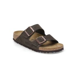 Birkenstock Leder-Pantoletten "Arizona" in Braun - 19% | Gr&ouml;&szlig;e 37 | Damen-pantoletten