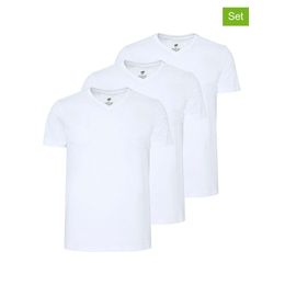 POLO SYLT 3er-Set: Shirts in Wei&szlig; - 49% | Gr&ouml;&szlig;e L | Herren-plussize