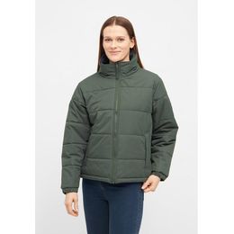 Derbe Wende-Regenjacke in Gr&uuml;n/ Dunkelblau - 77% | Gr&ouml;&szlig;e 36 | Damen-outdoorjacken