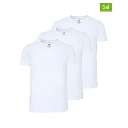 POLO SYLT 3er-Set: Shirts in Wei&szlig; - 47% | Gr&ouml;&szlig;e XL | Herren-plussize