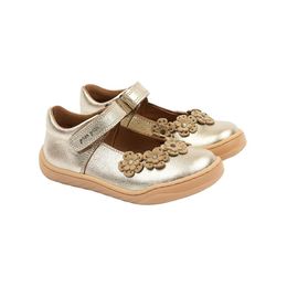 POM POM Leder-Barfu&szlig;schuhe in Gold - 51% | Gr&ouml;&szlig;e 34 | Kinderballerinas