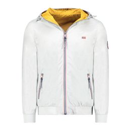 Geographical Norway &Uuml;bergangsjacke "Arrivial" in Wei&szlig; - 68% | Gr&ouml;&szlig;e XL | Herren-plussize