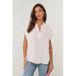 Le Monde du Lin Leinen-Shirt in Rosa - 77% | Gr&ouml;&szlig;e 36/38 | Damen-tops