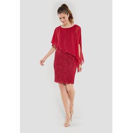 Swing Kleid in Rot - 69% | Gr&ouml;&szlig;e 48 | Damen-kleider