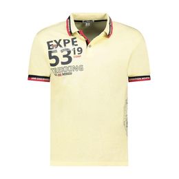 Geographical Norway Poloshirt "Krug" in Gelb - 71% | Gr&ouml;&szlig;e XL | Herren-plussize