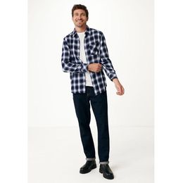 Mexx Hemd in Wei&szlig;/ Blau/ Schwarz - 58% | Gr&ouml;&szlig;e S | Herren-plussize