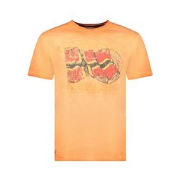 Geographical Norway Shirt "Japoral" in Orange - 65% | Gr&ouml;&szlig;e 128 | Kinder-oberteile