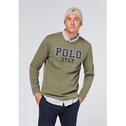 POLO SYLT Longsleeve in Khaki - 54% | Gr&ouml;&szlig;e M | Herrenshirts
