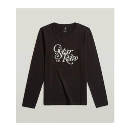 G-Star Raw G-Star Longsleeve in Schwarz - 54% | Gr&ouml;&szlig;e 152 | Kinder-longsleeves