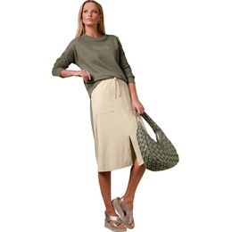 Heine Sweatshirt in Khaki - 62% | Gr&ouml;&szlig;e 44 | Damen-sweatshirts-jacken