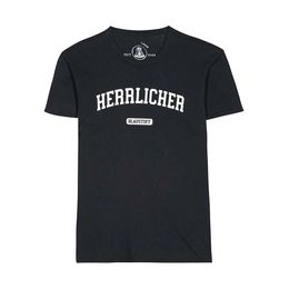 Herrlicher Shirt in Schwarz - 43% | Gr&ouml;&szlig;e L | Herren-plussize