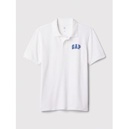 GAP Poloshirt in Wei&szlig; - 30% | Gr&ouml;&szlig;e 104/110 | Kinder-oberteile