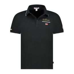 Geographical Norway Poloshirt "Kara" in Schwarz - 71% | Gr&ouml;&szlig;e M | Herren-plussize