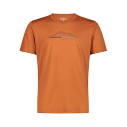 CMP Funktionsshirt in Orange - 55% | Gr&ouml;&szlig;e 58 | Herren-sportshirts