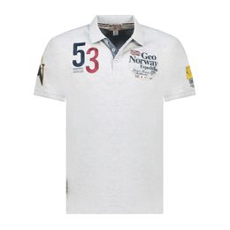 Geographical Norway Poloshirt "Kelan" in Grau - 71% | Gr&ouml;&szlig;e XXL | Herren-plussize