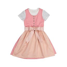 Turi Landhaus Dirndl "Annabella" in Rosa/ Apricot - 64% | Gr&ouml;&szlig;e 146 | Kindertrachtenmode