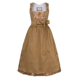 Alpenfee Dirndl "Tatjana" in Camel - 62% | Gr&ouml;&szlig;e 36 | Damen-dirndl