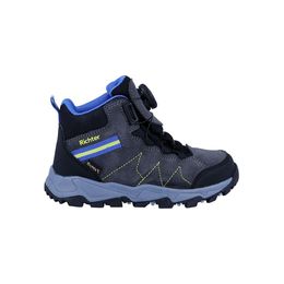 Richter Shoes Leder-Trekkingboots "Kyle" in Grau - 52% | Gr&ouml;&szlig;e 34 | Kinder-outdoor-sport-schuhe