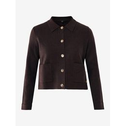 Mexx Cardigan in Dunkelbraun - 56% | Gr&ouml;&szlig;e XS | Damen-pullover-cardigans