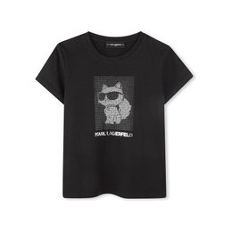 Karl Lagerfeld Kids Shirt in Schwarz - 43% | Gr&ouml;&szlig;e 104 | Kinder-oberteile