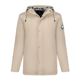 Geographical Norway Regenjacke "Carolo" in Beige - 77% | Gr&ouml;&szlig;e L | Herren-outdoorjacken