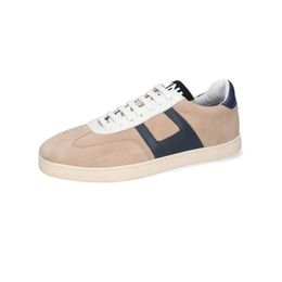 Melvin & Hamilton MELVIN & HAMILTON Leder-Sneakers "Jaxson 4" in Beige/ Wei&szlig;/ Schwarz - 55% | Gr&ouml;&szlig;e 43 | Herrensneakers