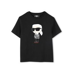 Karl Lagerfeld Kids Shirt in Schwarz - 40% | Gr&ouml;&szlig;e 92 | Kinder-oberteile