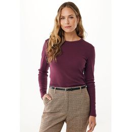 Mexx Longsleeve ''Primrose'' in Bordeaux - 57% | Gr&ouml;&szlig;e XL | Damen-tops