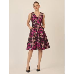 Apart Kleid in Schwarz/ Lila - 66% | Gr&ouml;&szlig;e 38 | Damen-kleider