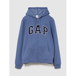 GAP Sweatjacke in Blaugrau - 40% | Gr&ouml;&szlig;e M | Herren-sweatshirts-jacken