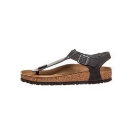 Birkenstock Leder-Zehentrenner "Kairo" in Schwarz - Weite N - 37% | Gr&ouml;&szlig;e 38 | Damen-sandalen