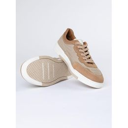 Paul Vesterbro Leder-Sneakers in Beige - 65% | Gr&ouml;&szlig;e 42 | Herrensneakers