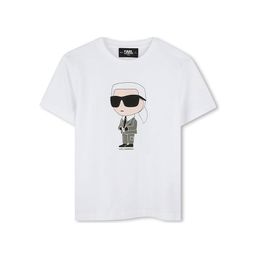 Karl Lagerfeld Kids Shirt in Wei&szlig; - 40% | Gr&ouml;&szlig;e 164 | Kinder-oberteile