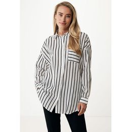Mexx Bluse in Wei&szlig;/ Schwarz - 62% | Gr&ouml;&szlig;e XS | Damen-blusen
