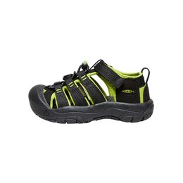 Keen Wandersandalen "Newport H2 C" in Schwarz/ Gr&uuml;n - 48% | Gr&ouml;&szlig;e 24 | Kinder-outdoor-sport-schuhe
