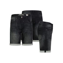 Sublevel Jeans-Bermudas in Schwarz - 56% | Gr&ouml;&szlig;e W32 | Herren-shorts