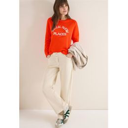 Cecil Sweatshirt in Orange - 32% | Gr&ouml;&szlig;e L | Damen-sweatshirts-jacken